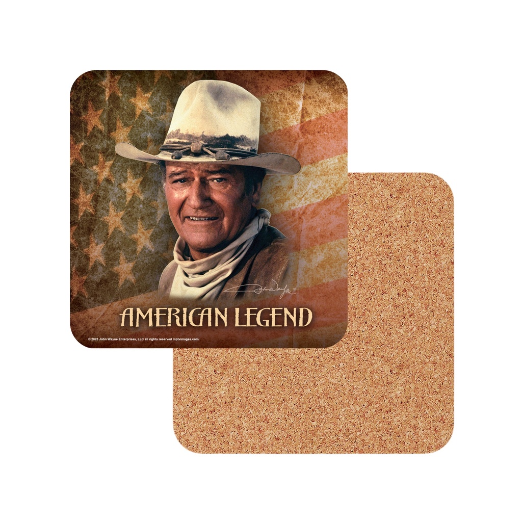 John Wayne Coasters - American Legend - 6pc Set | Mid-South Products